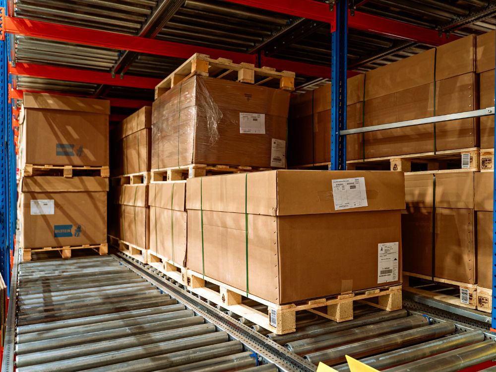 Projects - New Live Storage Racking System for pallets - STAMH LTD